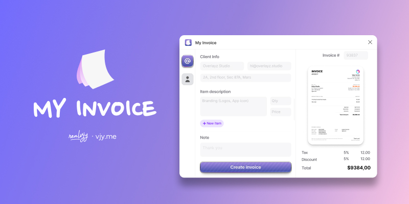 My invoice - Figma Plugin